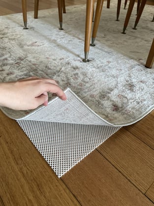 Home & Lifestyle Ivory Non-Slip Rug Pad | Temple & Webster