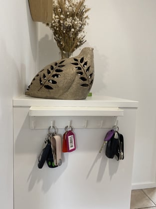 Yamazaki Yamazaki Smart Magnetic Key Rack with Tray | Temple & Webster