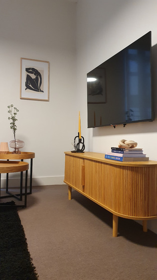 NordicHouse Chandni Ribbed TV Unit | Temple & Webster