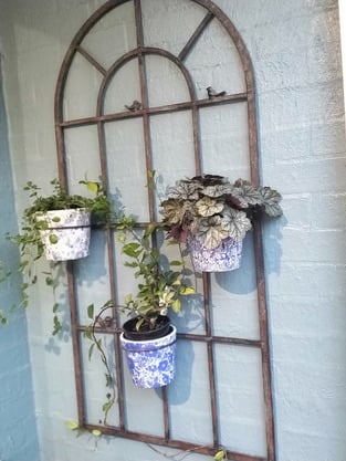High St. French Window Iron Wall Planter | Temple & Webster