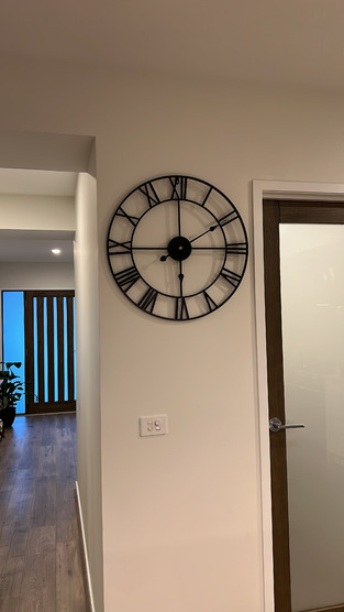 Toki Black Carl Wall Clock | Temple & Webster