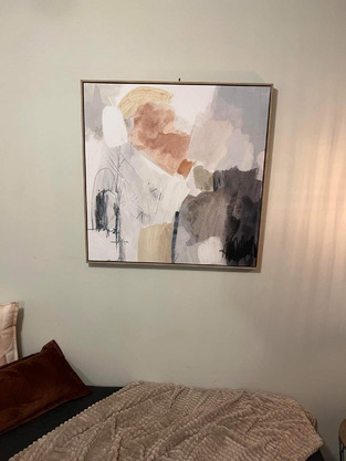 Temple & Webster Fierce Abstract Framed Canvas Wall Art