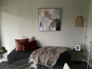 Temple & Webster Fierce Abstract Framed Canvas Wall Art