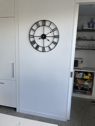 Toki Black Carl Wall Clock | Temple & Webster