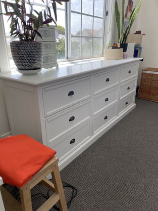 SandStoneSea Hamptons 9 Drawer Chest | Temple & Webster