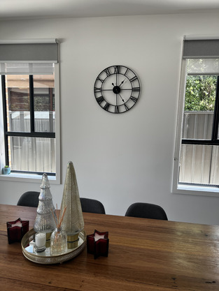 Toki Black Carl Wall Clock | Temple & Webster