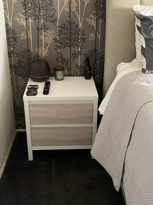 Temple & Webster Whitewash Kingscliff Bedside Table