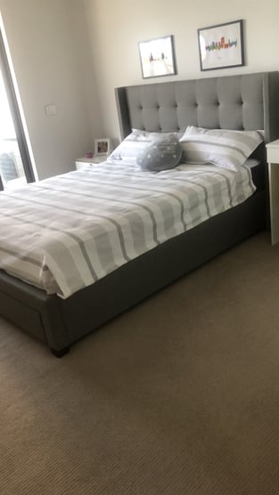 VIC Furniture Atlanta Queen Bed with Storage | Temple & Webster