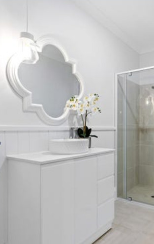 Hamilton Furniture Amal Mirror White | Temple & Webster