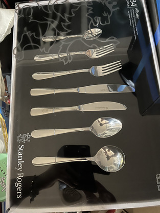 Stanley Rogers 84 Piece Albany Cutlery Set | Temple & Webster