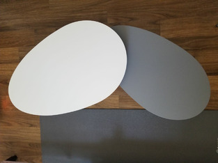 York street 2 Piece Aura Teardrop Nesting Coffee Table Set | Temple ...