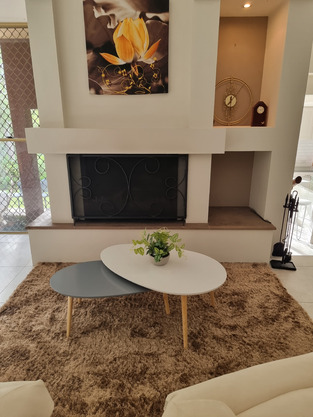 York street 2 Piece Aura Teardrop Nesting Coffee Table Set | Temple ...