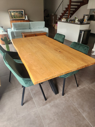 Temple & Webster Nappa Velvet Swivel Dining Chairs