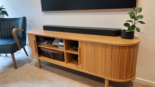 NordicHouse 160cm Chandni Ribbed TV Unit | Temple & Webster