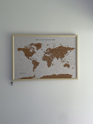 Splosh World Map Travel Board | Temple & Webster