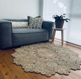 Home & Lifestyle Marigold Round Jute Rug | Temple & Webster