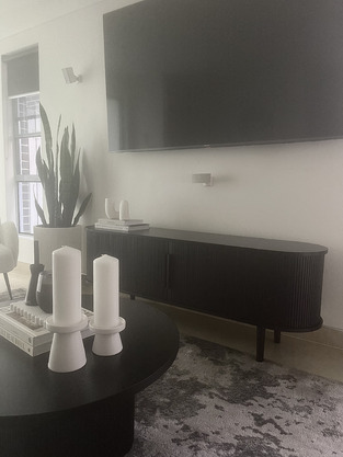 NordicHouse 160cm Chandni Ribbed TV Unit | Temple & Webster