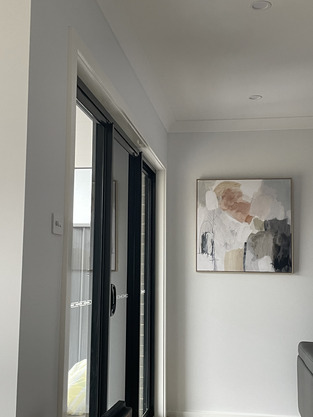 Temple & Webster Fierce Abstract Framed Canvas Wall Art