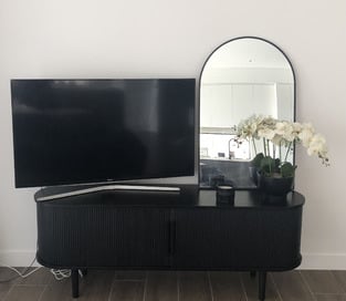 NordicHouse 160cm Chandni Ribbed TV Unit | Temple & Webster