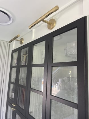 Observatory Lighting Anvers Brass Frame Wall Light | Temple & Webster