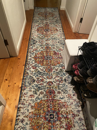 Network Multi-Coloured Vintage-Style Art Moderne Louvre Runner | Temple ...