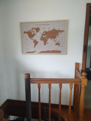 Splosh World Map Travel Board | Temple & Webster