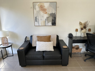 Temple & Webster Fierce Abstract Framed Canvas Wall Art