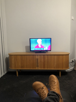 NordicHouse 160cm Chandni Ribbed TV Unit | Temple & Webster