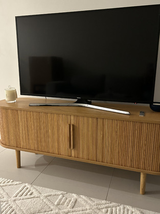 NordicHouse 160cm Chandni Ribbed TV Unit | Temple & Webster