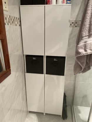 LivingFusion Robin Tall Bathroom Cabinet | Temple & Webster