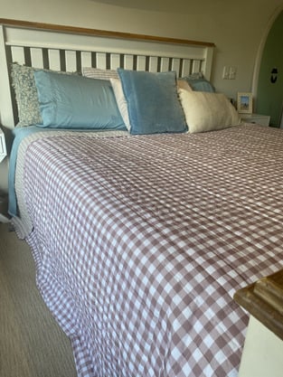 Chiswick Living Clay Alison Cotton Coverlet Set | Temple & Webster