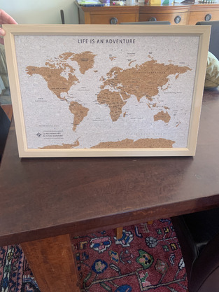 Splosh World Map Travel Board | Temple & Webster