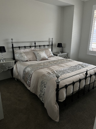 Rawson & Co Black & Chrome Elizabeth Steel Bed | Temple & Webster