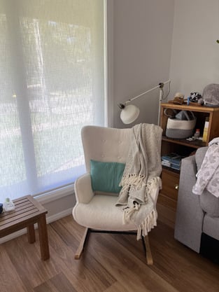 LivingFusion Priam Boucle Rocking Chair | Temple & Webster