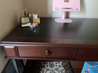 Corner Office Bombay 3 Drawer Writing Desk | Temple & Webster