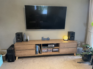 Core Living Anderson 4 Drawer TV Unit | Temple & Webster