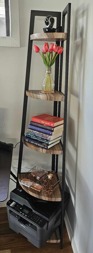 EvieHome Caesar Industrial Corner Shelf | Temple & Webster