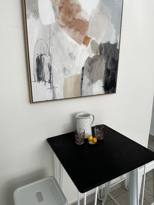 Temple & Webster Fierce Abstract Framed Canvas Wall Art