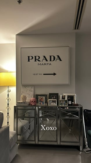 A La Mode Studio Prada Marfa Canvas Wall Art | Temple & Webster