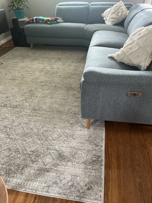 Network Urmia Silver Power Loomed Modern Rug | Temple & Webster
