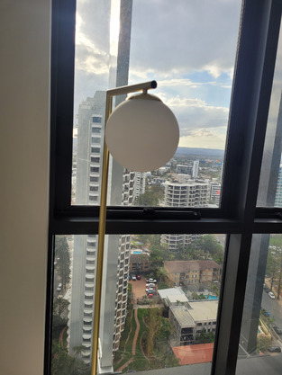 Temple & Webster Zahli Steel Floor Lamp