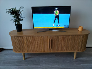 NordicHouse 160cm Chandni Ribbed TV Unit | Temple & Webster