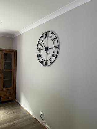 Toki Black Carl Wall Clock | Temple & Webster