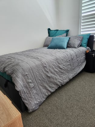 Milano Charcoal Milano Luxury Gas Lift Storage Bed | Temple & Webster