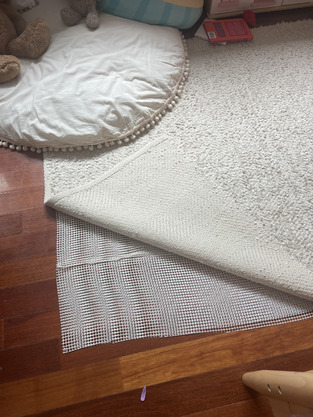 Home & Lifestyle Ivory Non-Slip Rug Pad | Temple & Webster