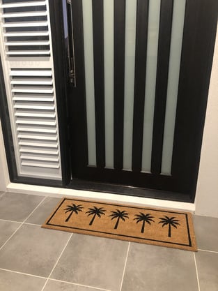 Ruglife Palm Tree Coir Doormat | Temple & Webster