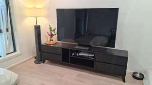 Core Living Anderson 4 Drawer TV Unit | Temple & Webster