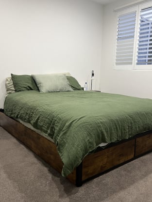 Oakleigh Home Nero Bed Base with Storage Drawers | Temple & Webster