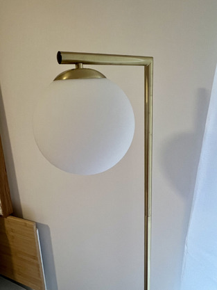 Temple & Webster Zahli Steel Floor Lamp