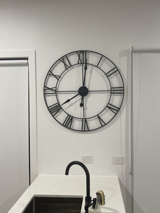 Toki Black Carl Wall Clock | Temple & Webster